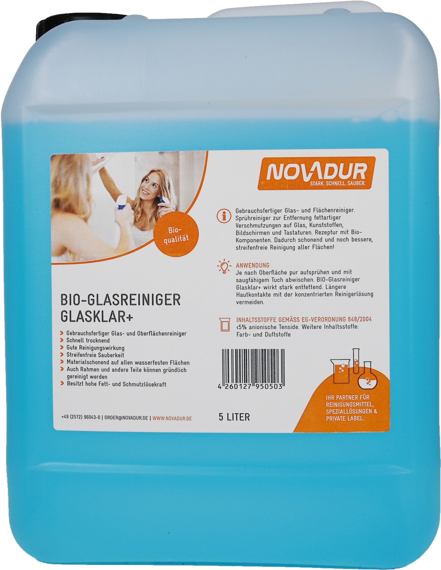Bio-Glasreiniger Glasklar + | 0008